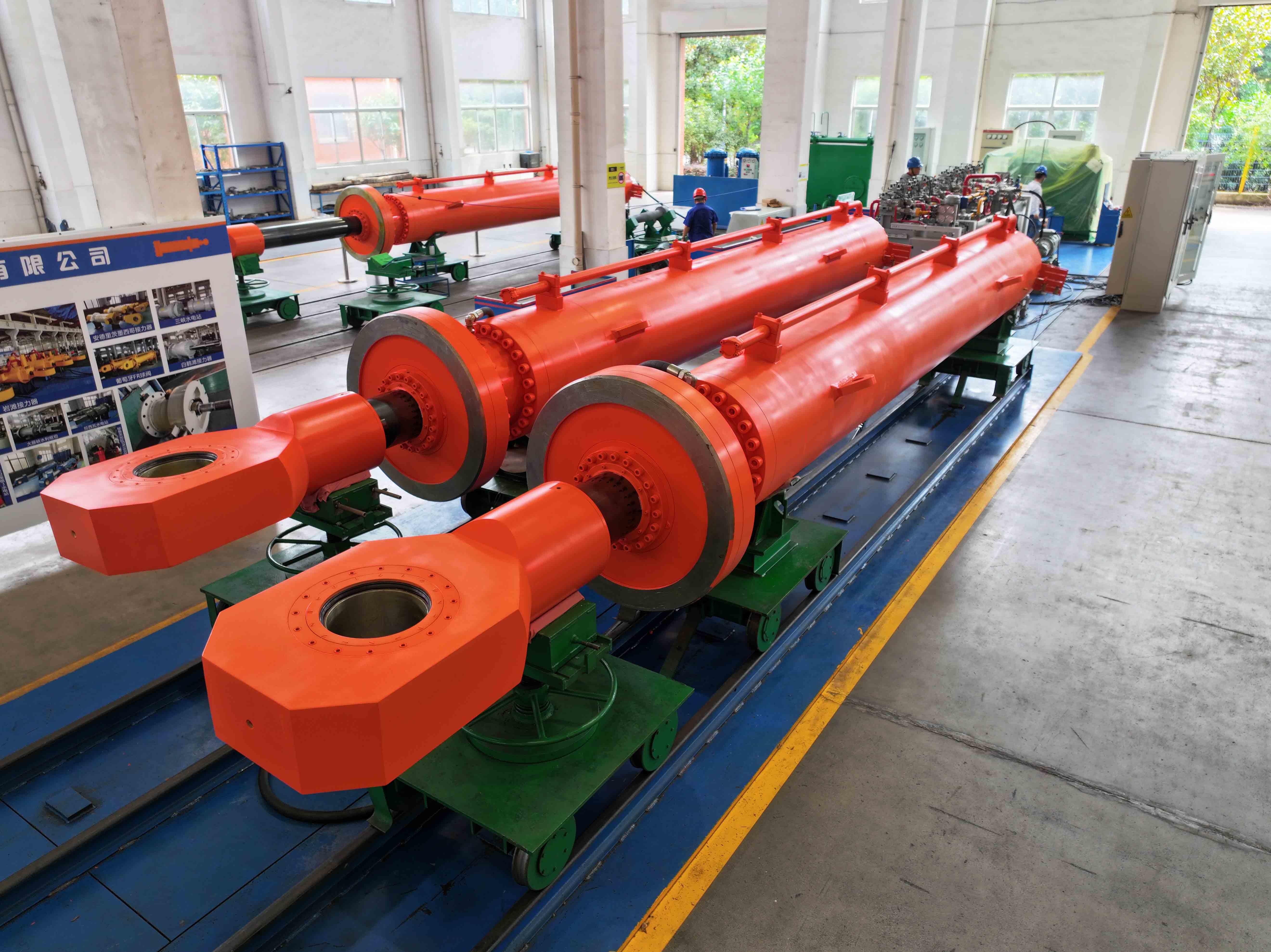 Large bore Hydraulic Hoist Cylinder for hydropower station ceramic ...